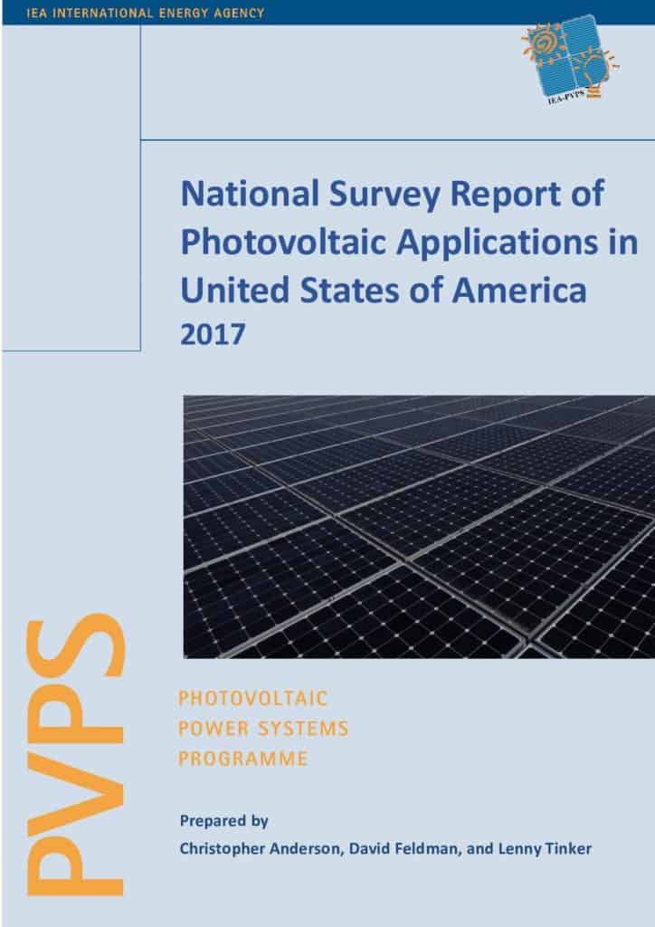 National Survey Report of PV Power Applications in USA - 2017 - IEA-PVPS